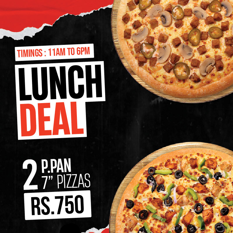 Lunch Deal - Pizza Max