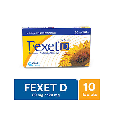 FEXET TAB D 60MG/120MG - Bin Hashim