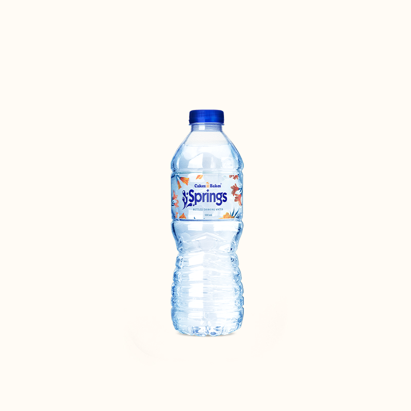 Springs Water (500 ML) - Cakes & Bakes